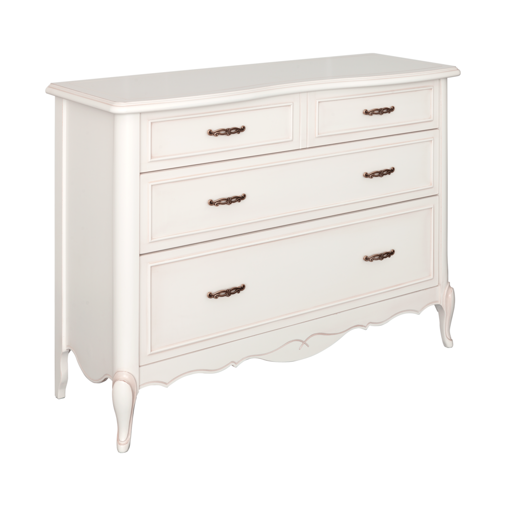 Comoda 3 sertare Kyara avorio patinato – MOBEX